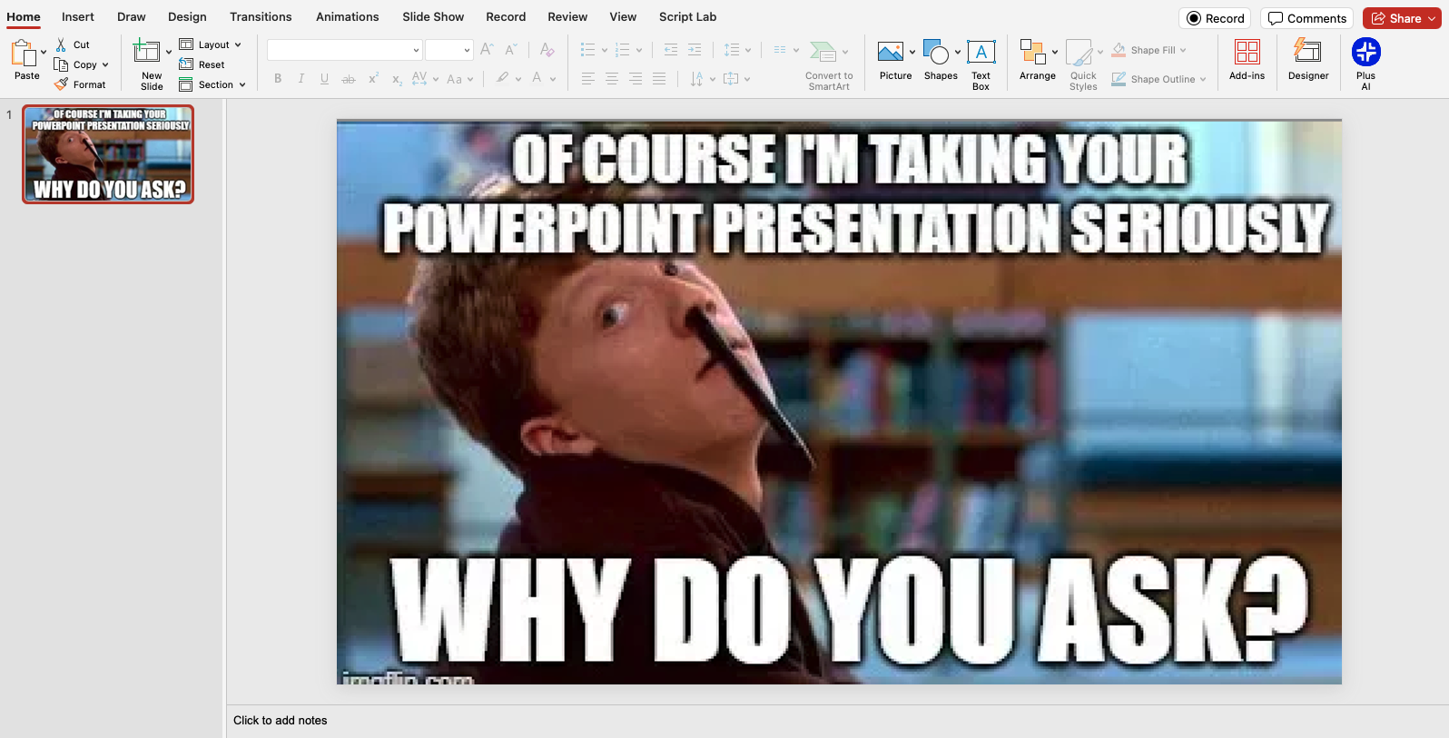 PowerPoint memes to jazz up your next presentation - Plus